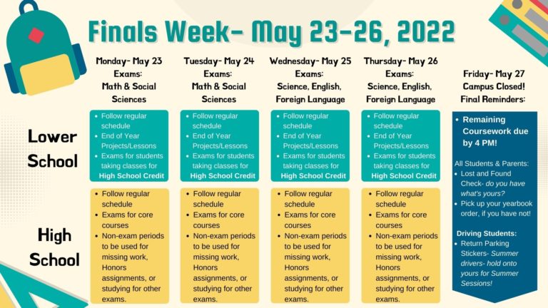 Last Week of School - The Einstein School