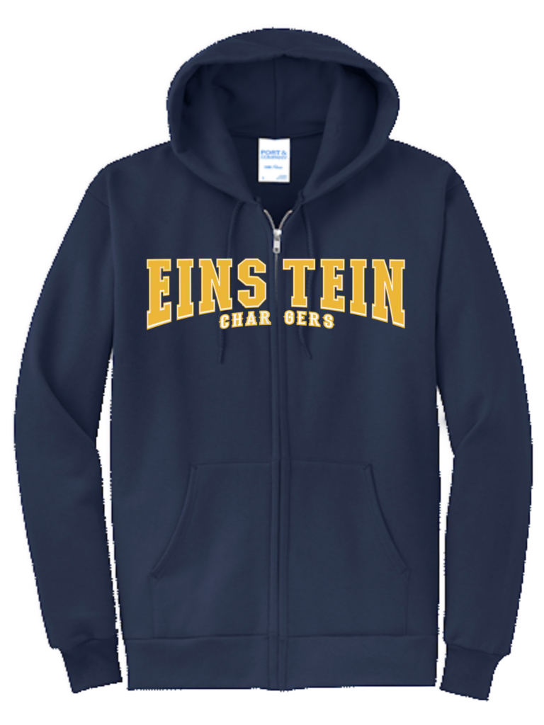 Einstein Chargers Full Zip Sweater - The Einstein School